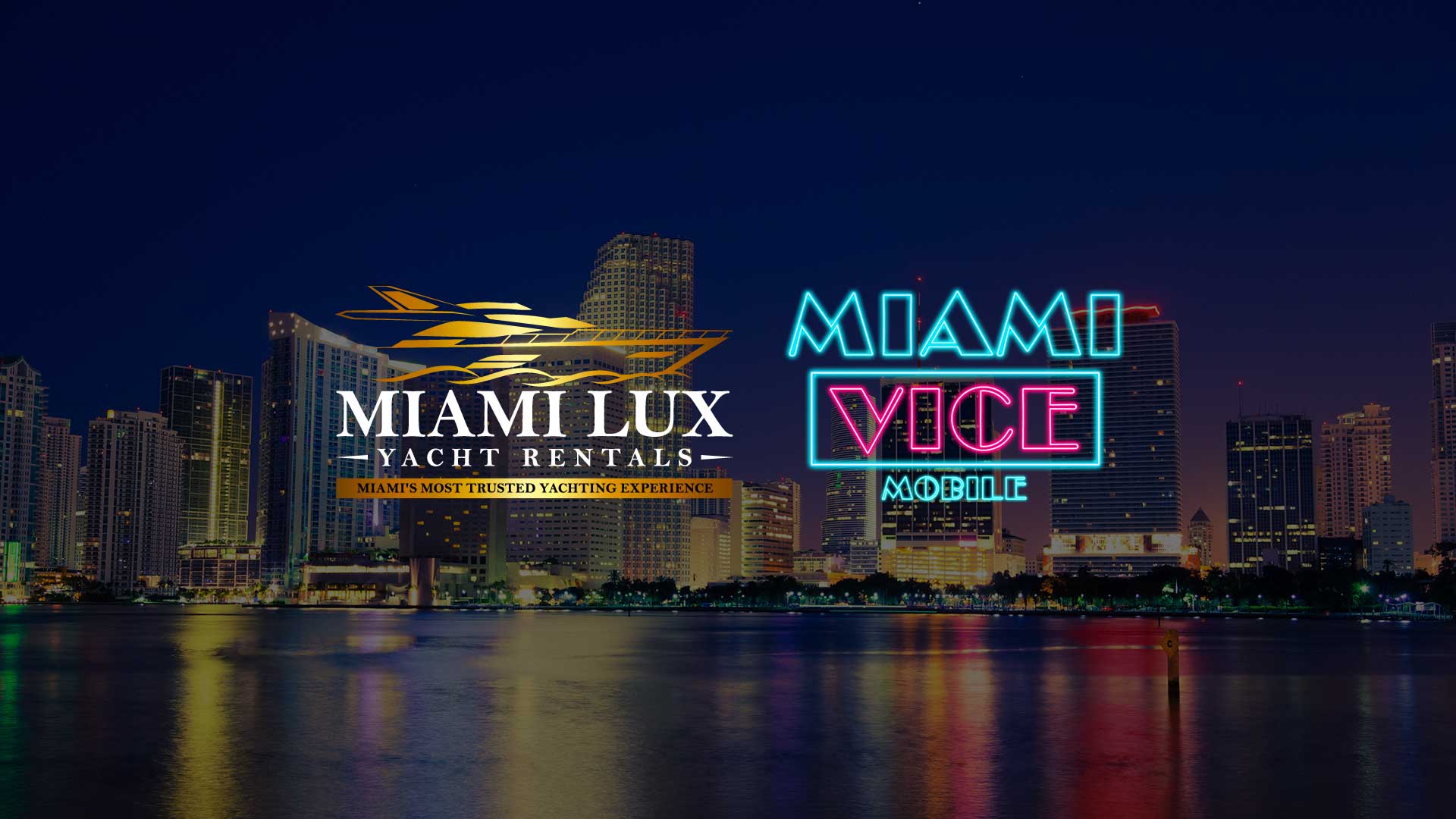 The Miami Vice Experience - Miami Luxury Yacht Rentals